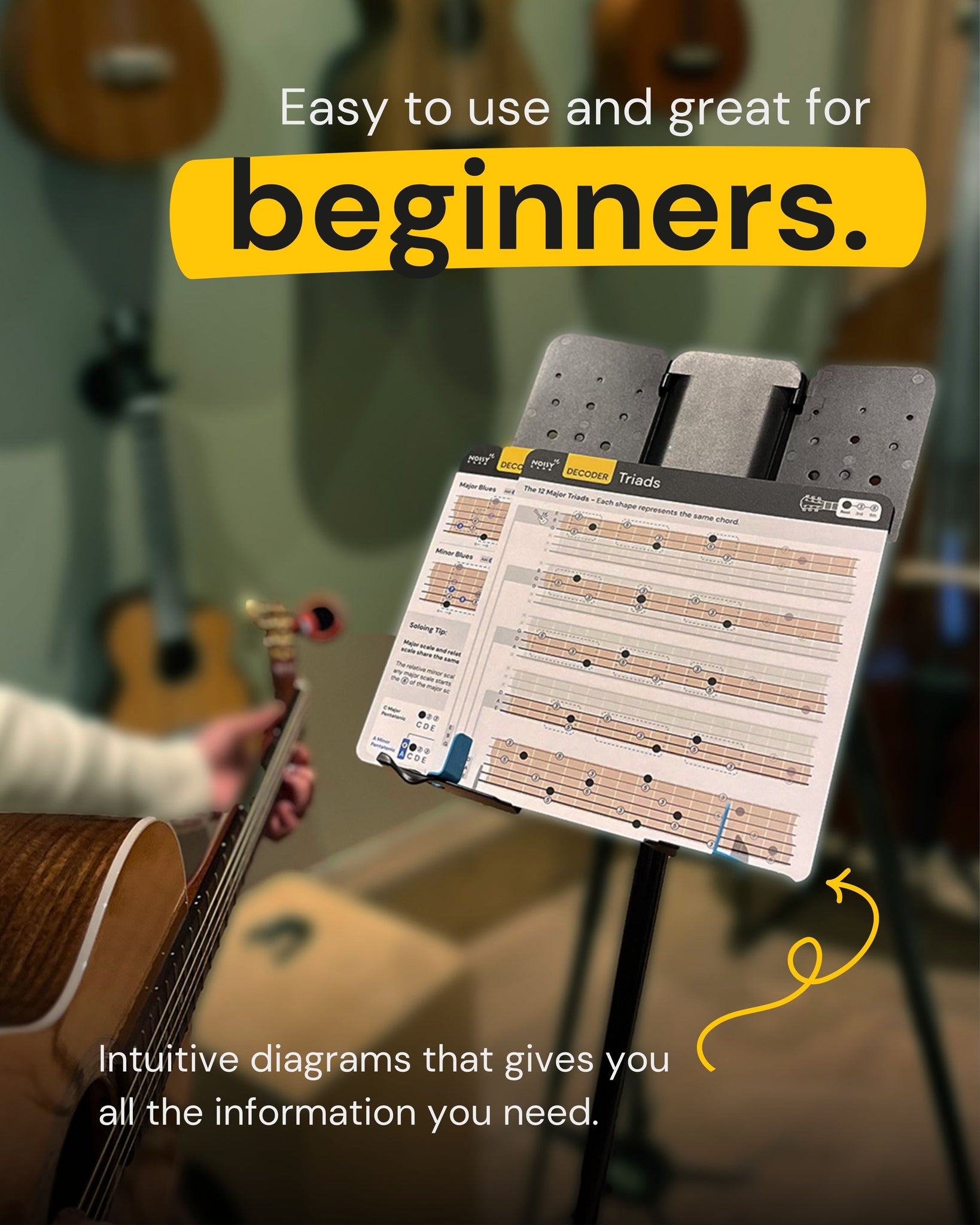 Guitar Cheat Sheets – Noisy Clan